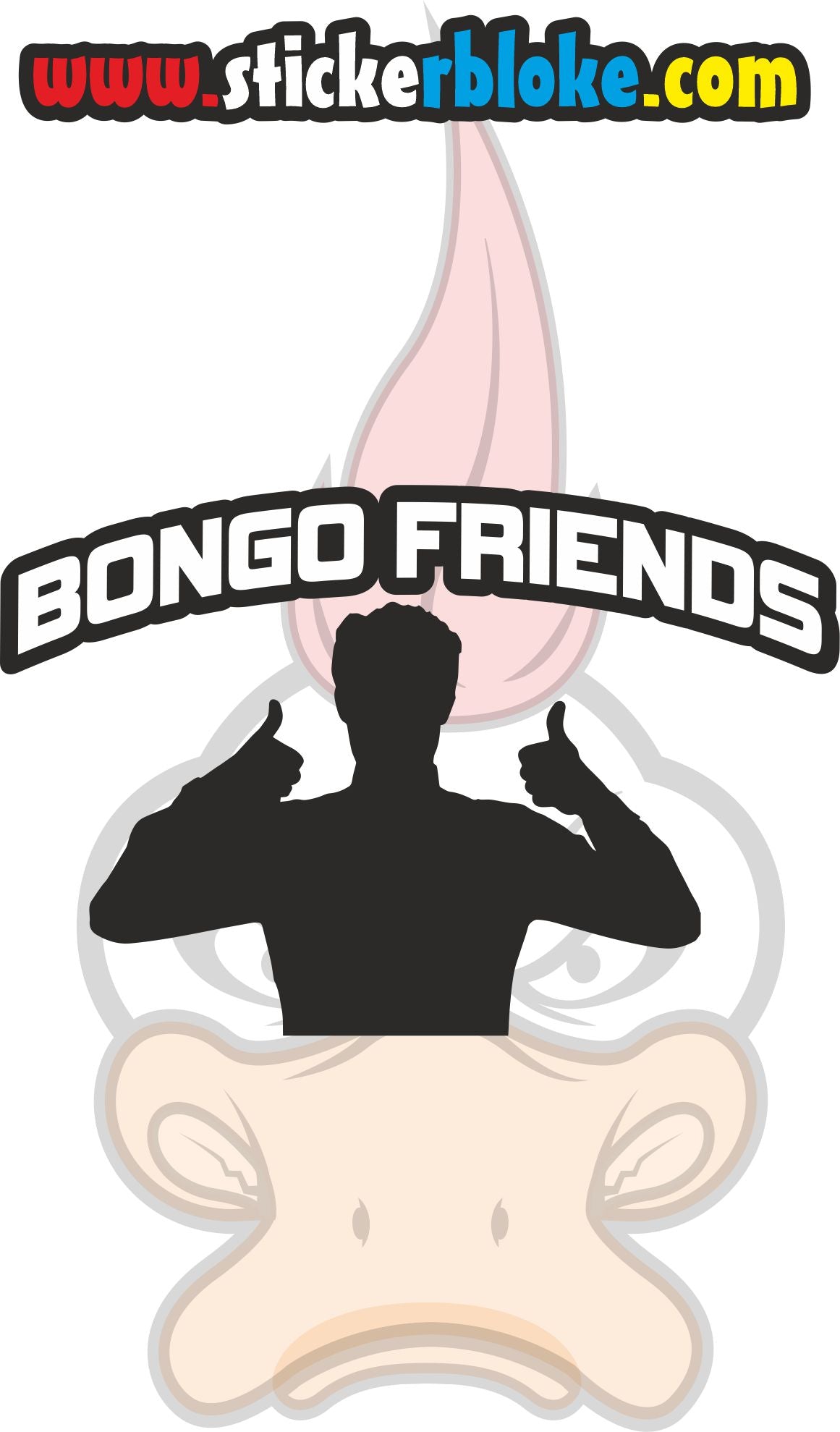 BONGO FRIENDS STICKER – STICKERBLOKE