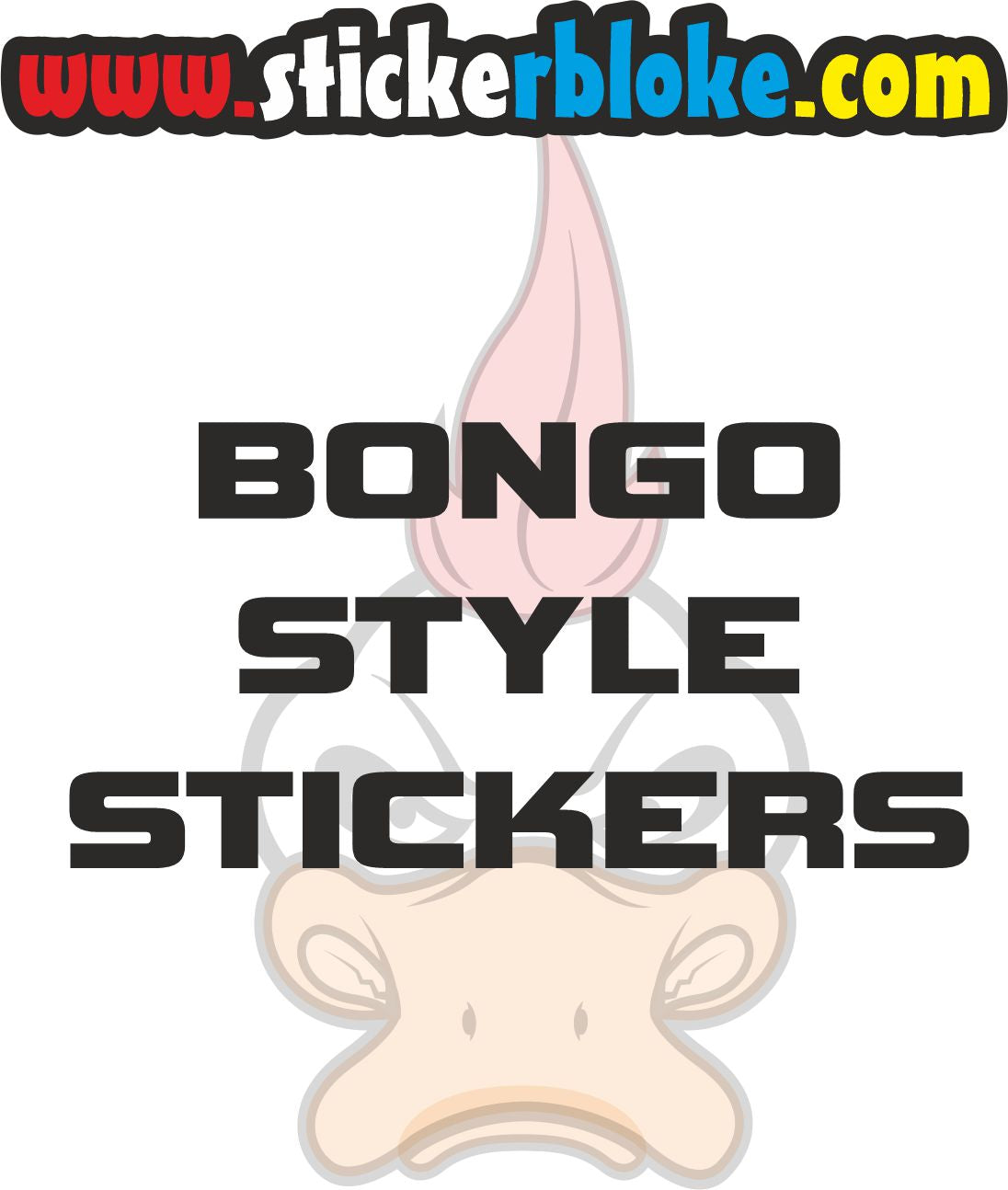 BONGO THEMED STICKERS – STICKERBLOKE
