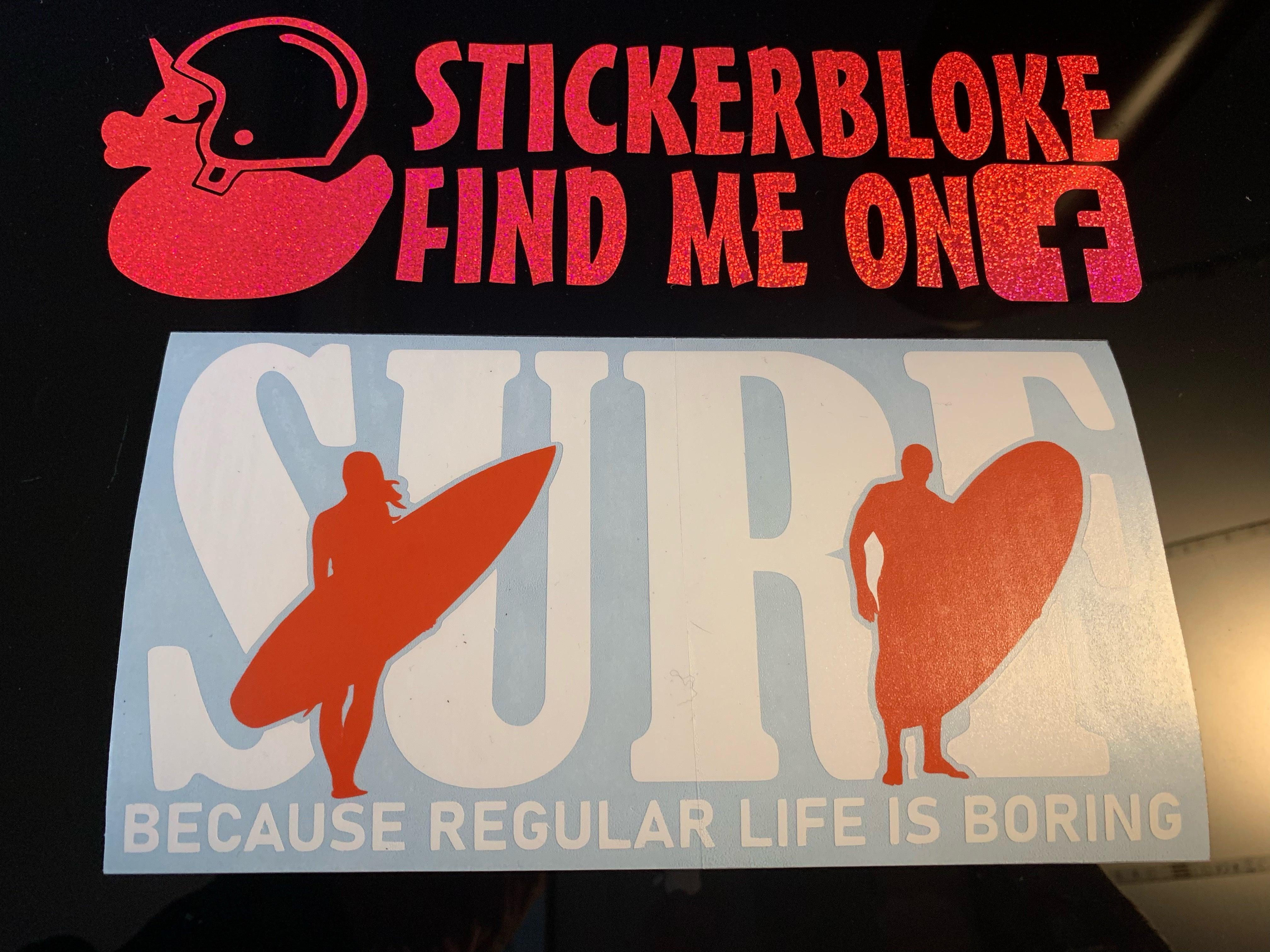 SURF/SUP PADDLE BOARD STICKERS/DECALS – STICKERBLOKE