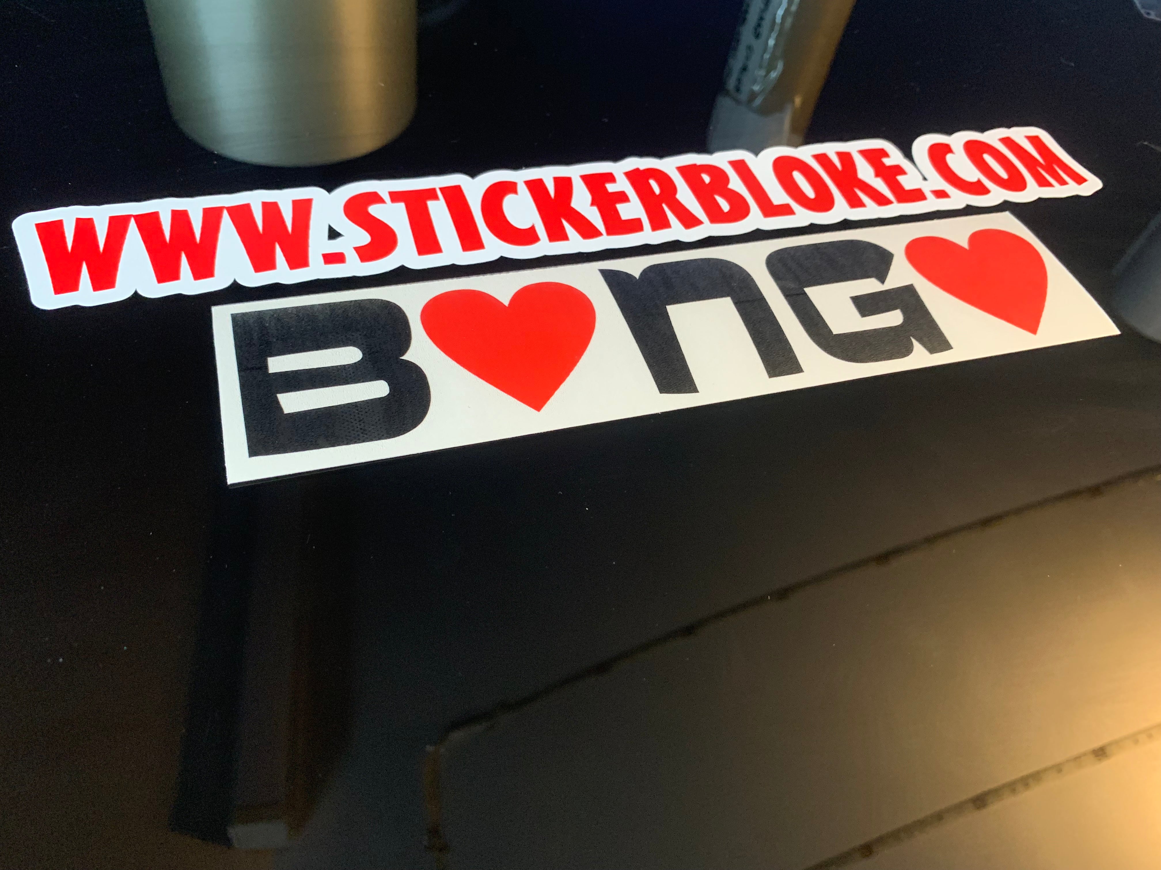 BONGO HEARTS – STICKERBLOKE