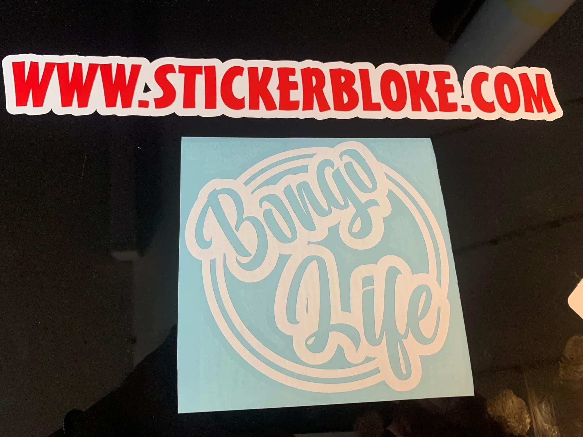 BONGO LIFE STICKER – STICKERBLOKE