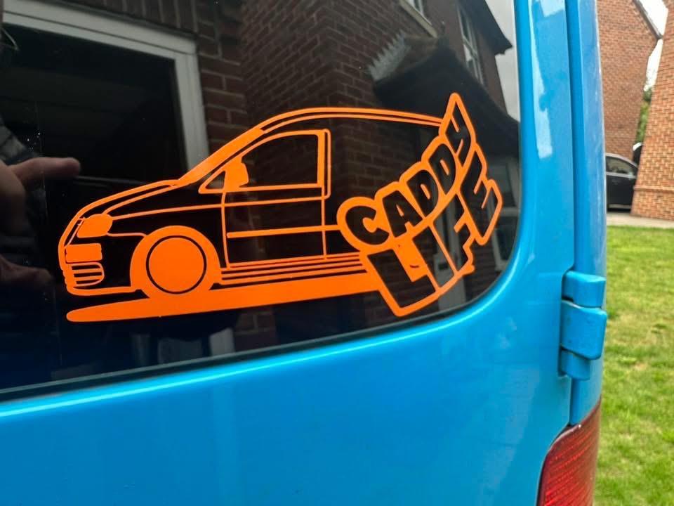 CADDY LIFE VAN STICKER – STICKERBLOKE