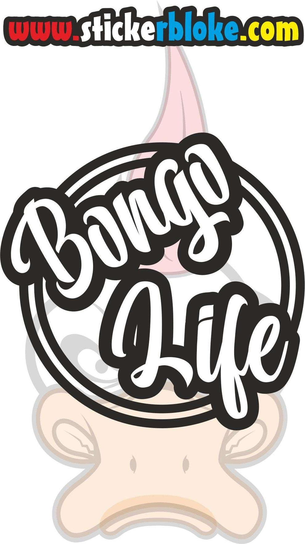 BONGO LIFE STICKER – STICKERBLOKE