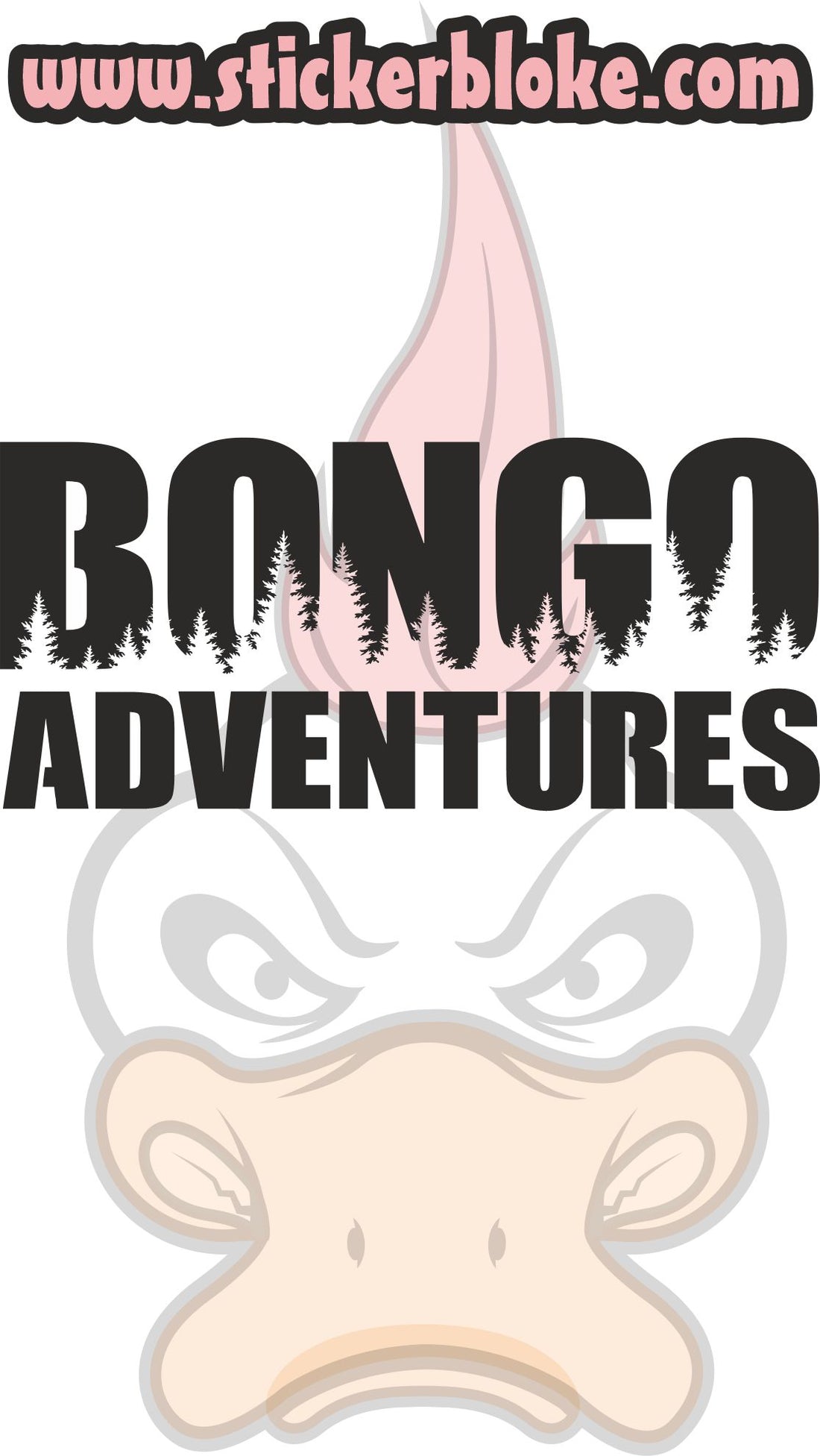 BONGO ADVENTURES STICKER – STICKERBLOKE