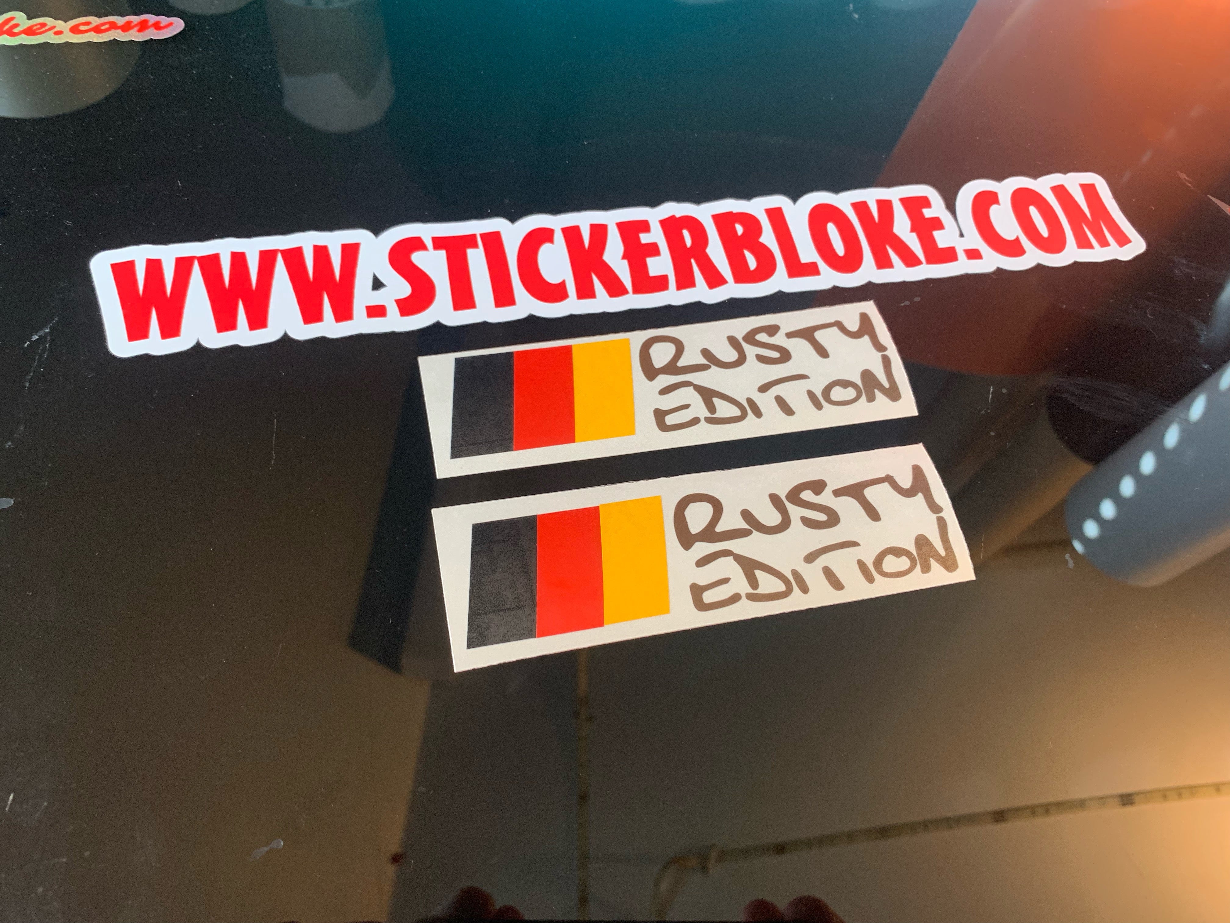 RUSTY EDITION GERMAN COLOURS – STICKERBLOKE