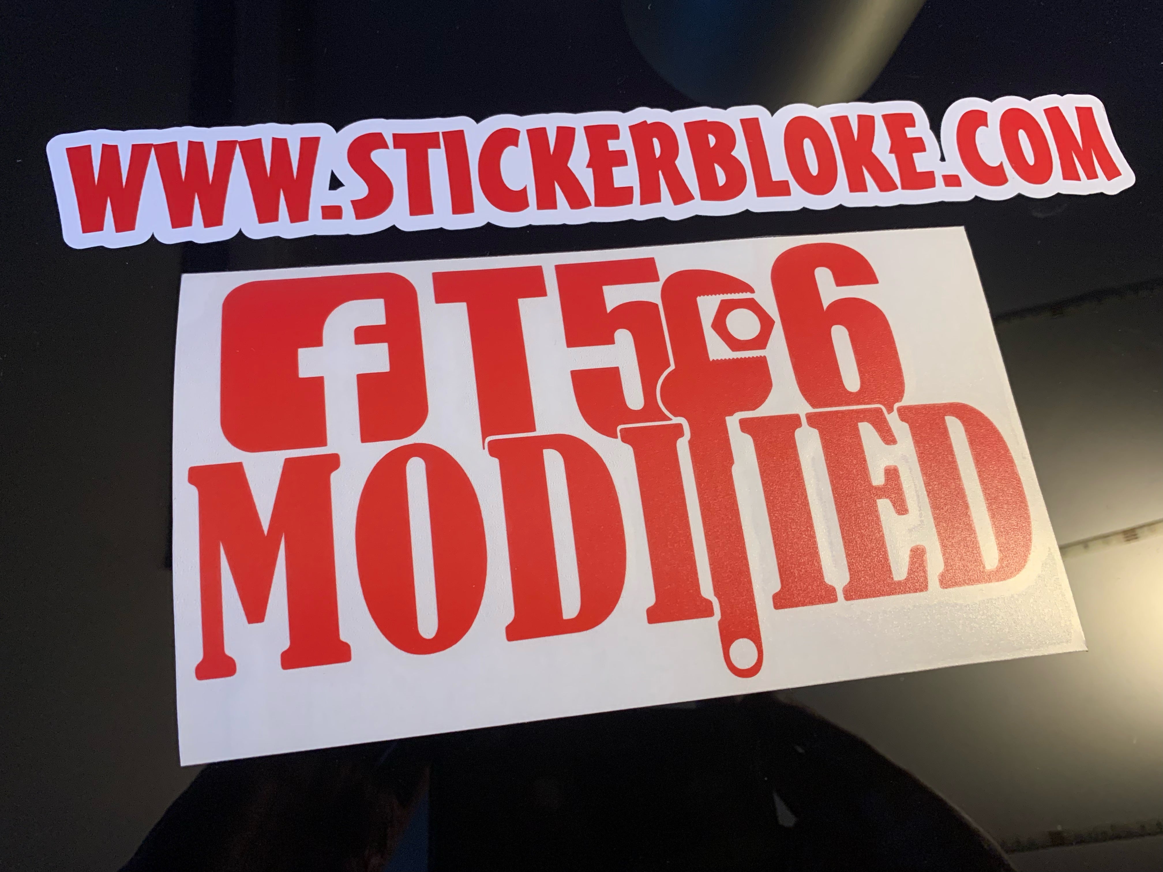 T5 6 MODIFIED STICKER – STICKERBLOKE