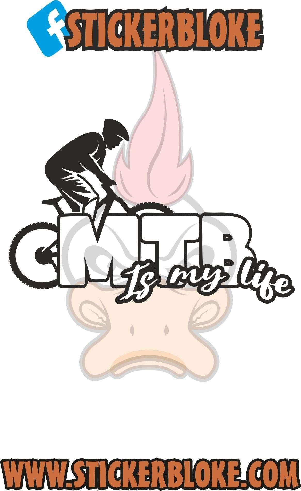 MTB IS MY LIFE STICKER – STICKERBLOKE