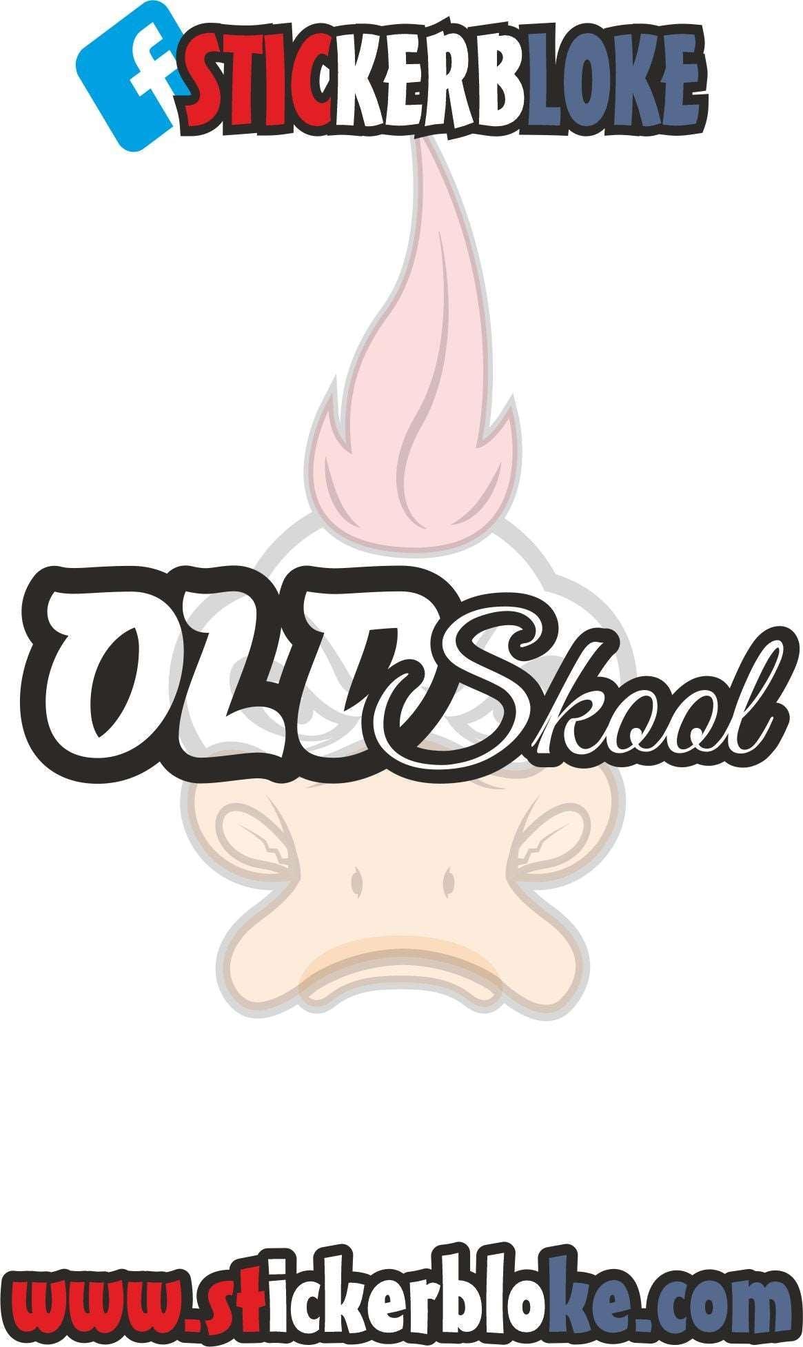OLD SKOOL STICKER – STICKERBLOKE