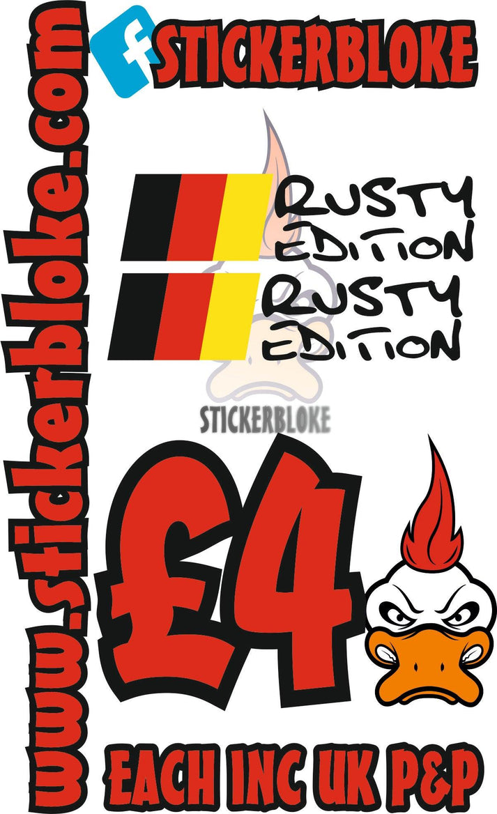 RUSTY EDITION GERMAN COLOURS – STICKERBLOKE
