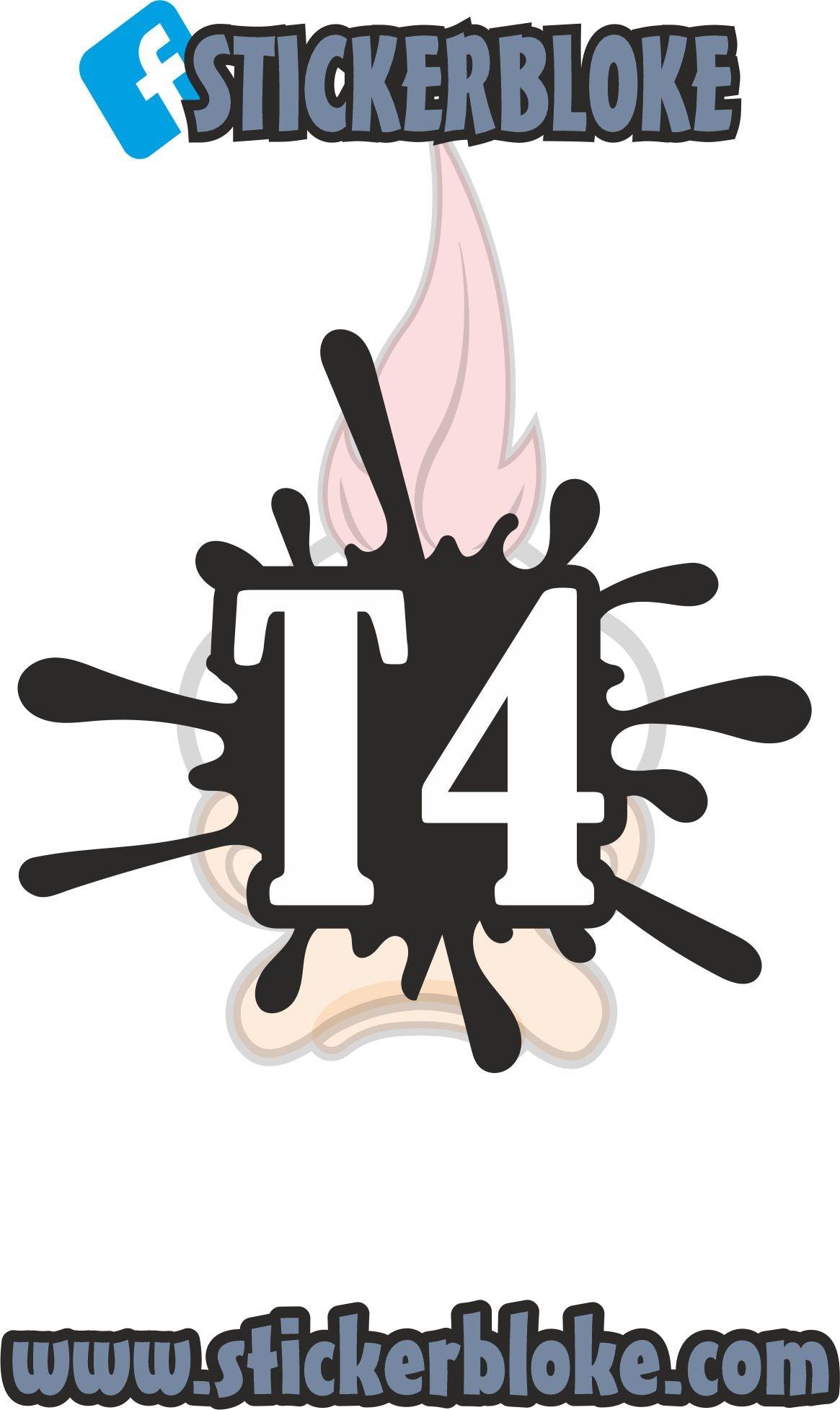 T4 SPLAT STICKER – STICKERBLOKE