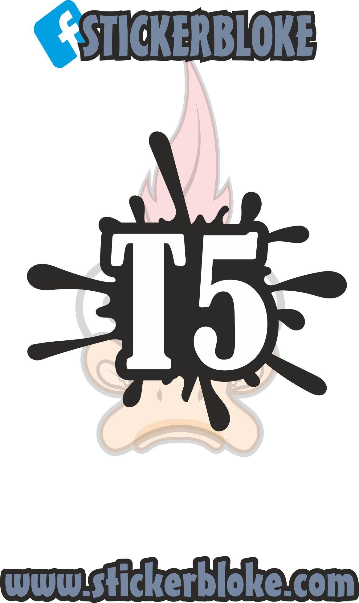 T5 SPLAT STICKER – STICKERBLOKE