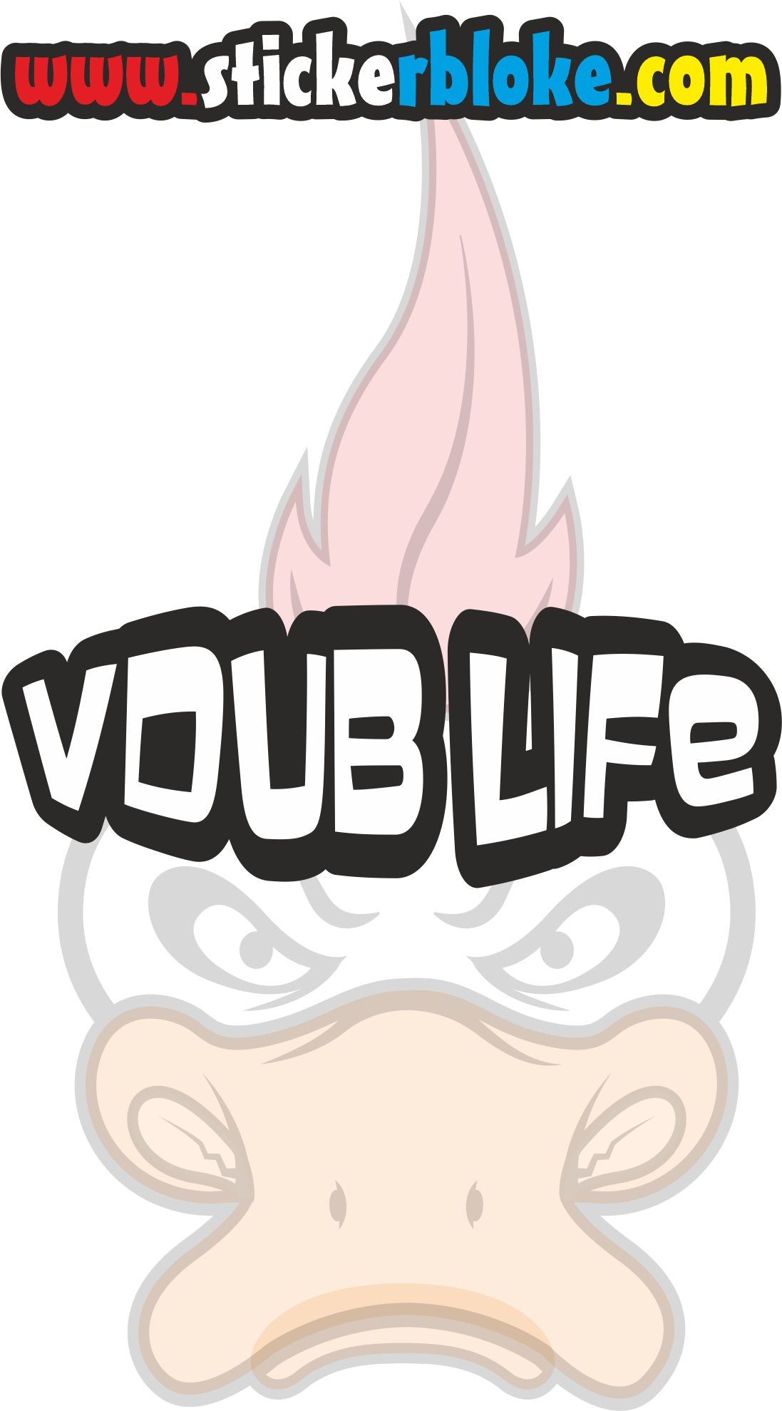 VDUB LIFE STICKER – STICKERBLOKE