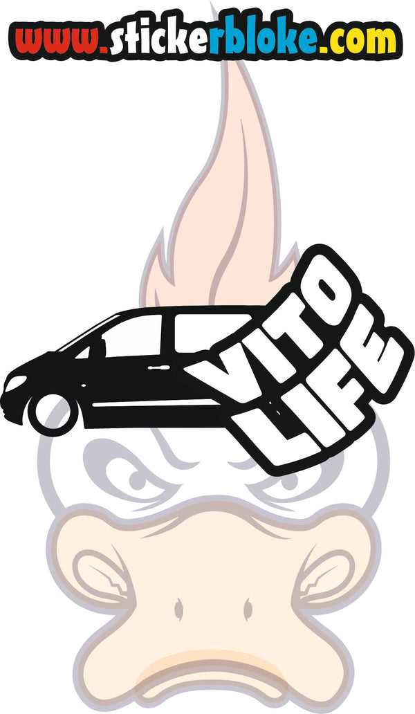 VITO LIFE STICKER – STICKERBLOKE