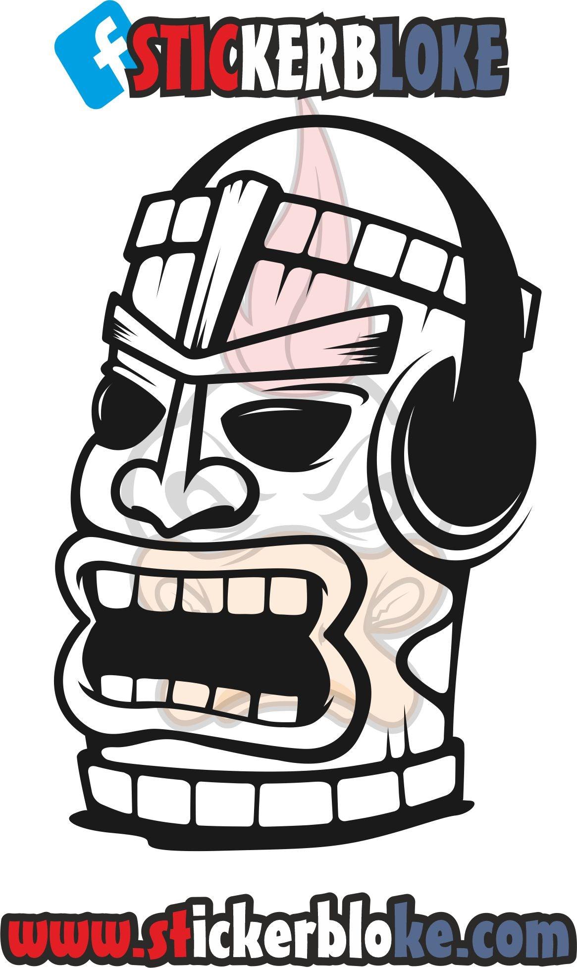 WAIKIKI MAN STICKER – STICKERBLOKE