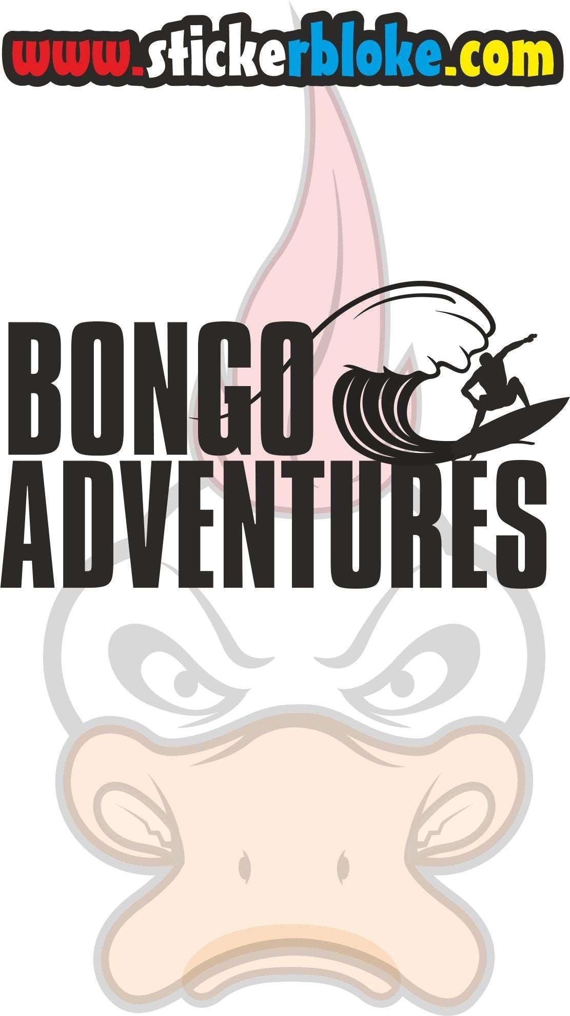 BONGO ADVENTURES SURFER – STICKERBLOKE