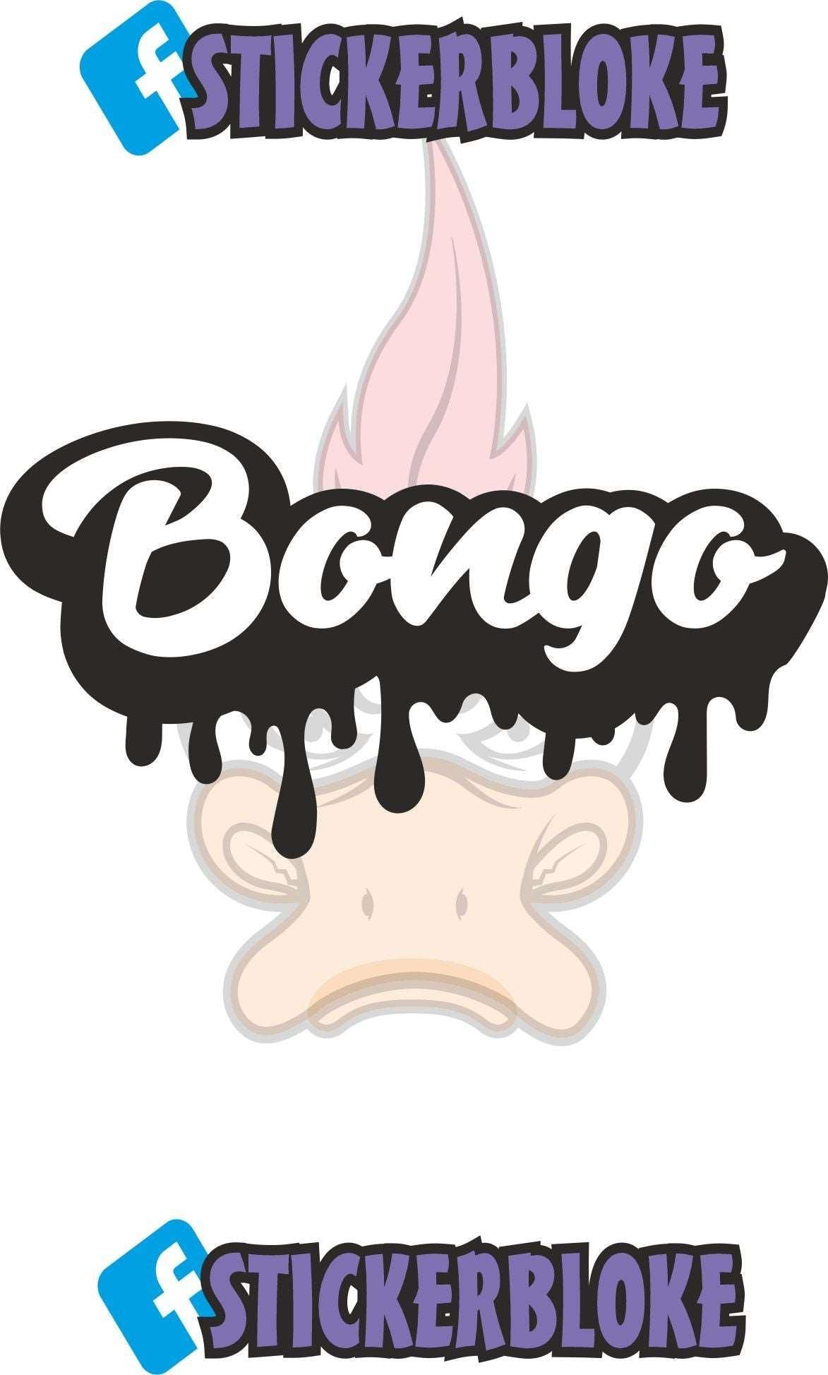 BONGO DRIP WORD STICKER – STICKERBLOKE