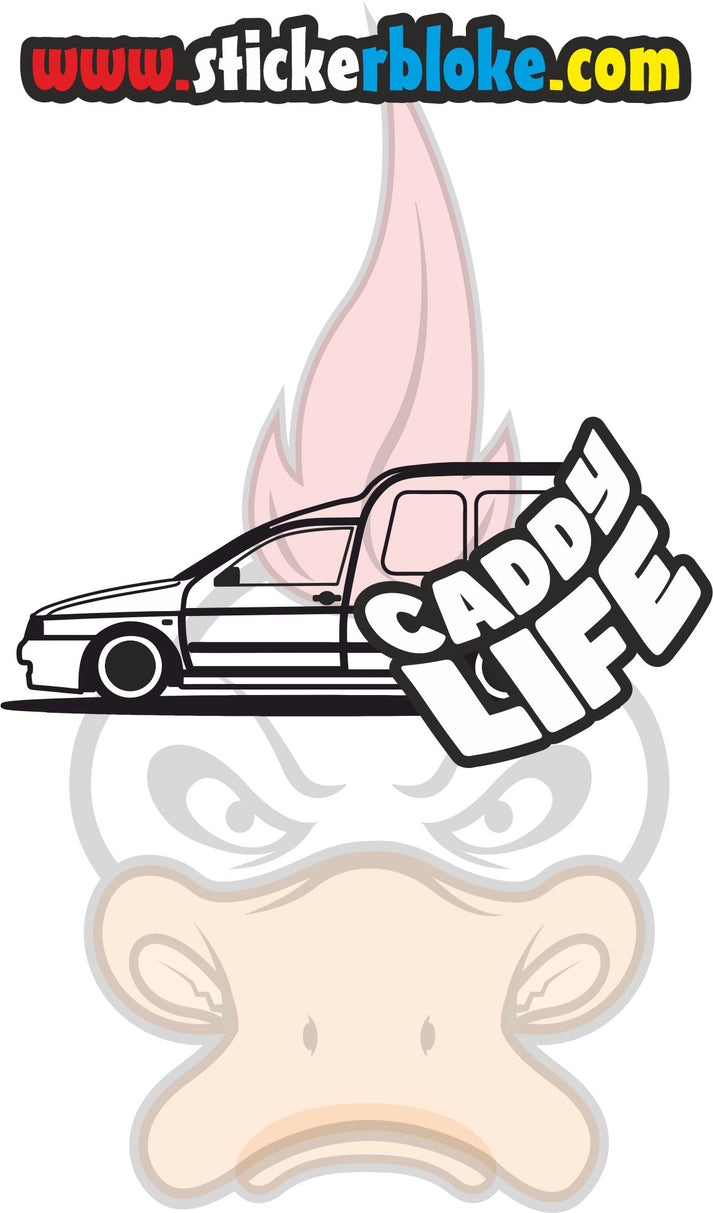 CADDY LIFE VAN MK2 STICKER – STICKERBLOKE