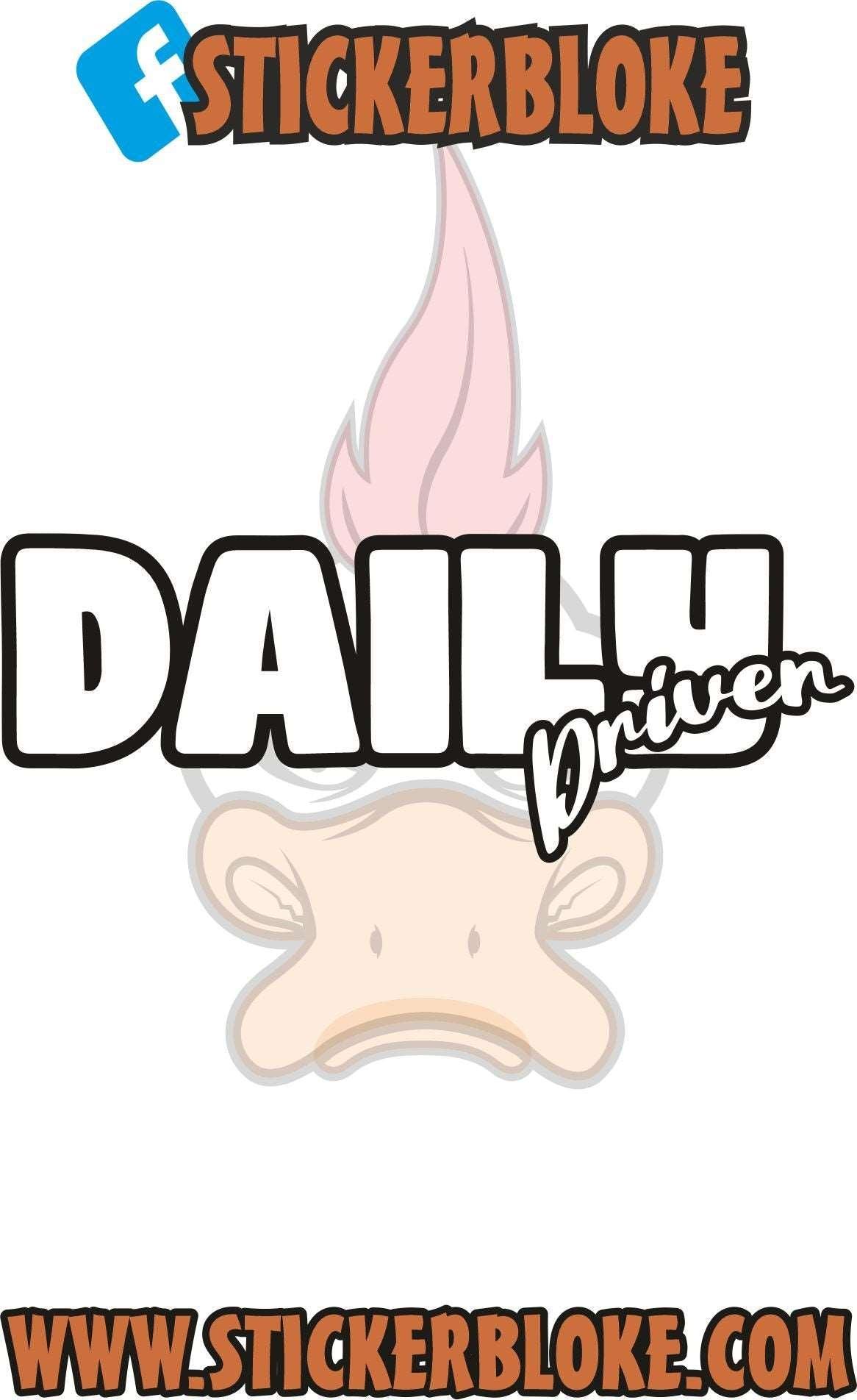DAILY DRIVER STICKER – STICKERBLOKE