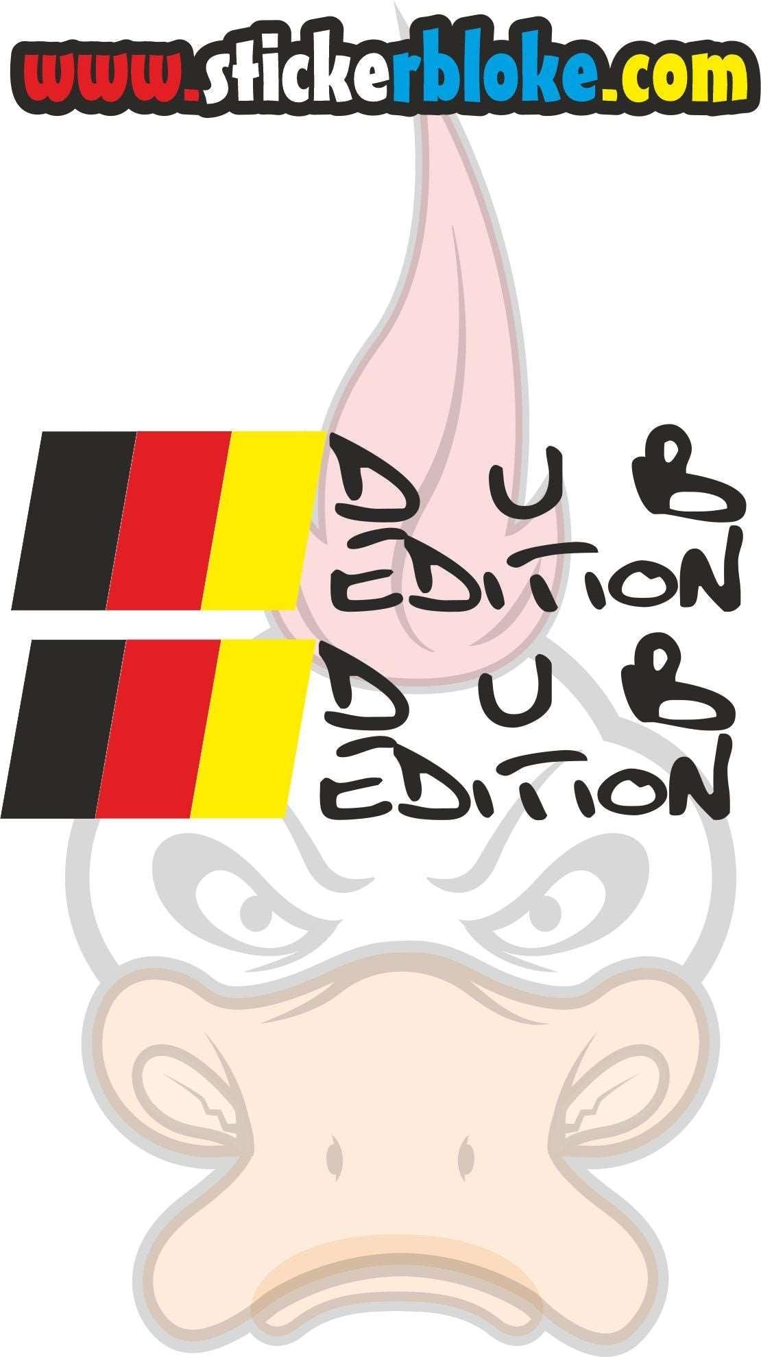 DUB EDITION GERMAN COLOURS – STICKERBLOKE