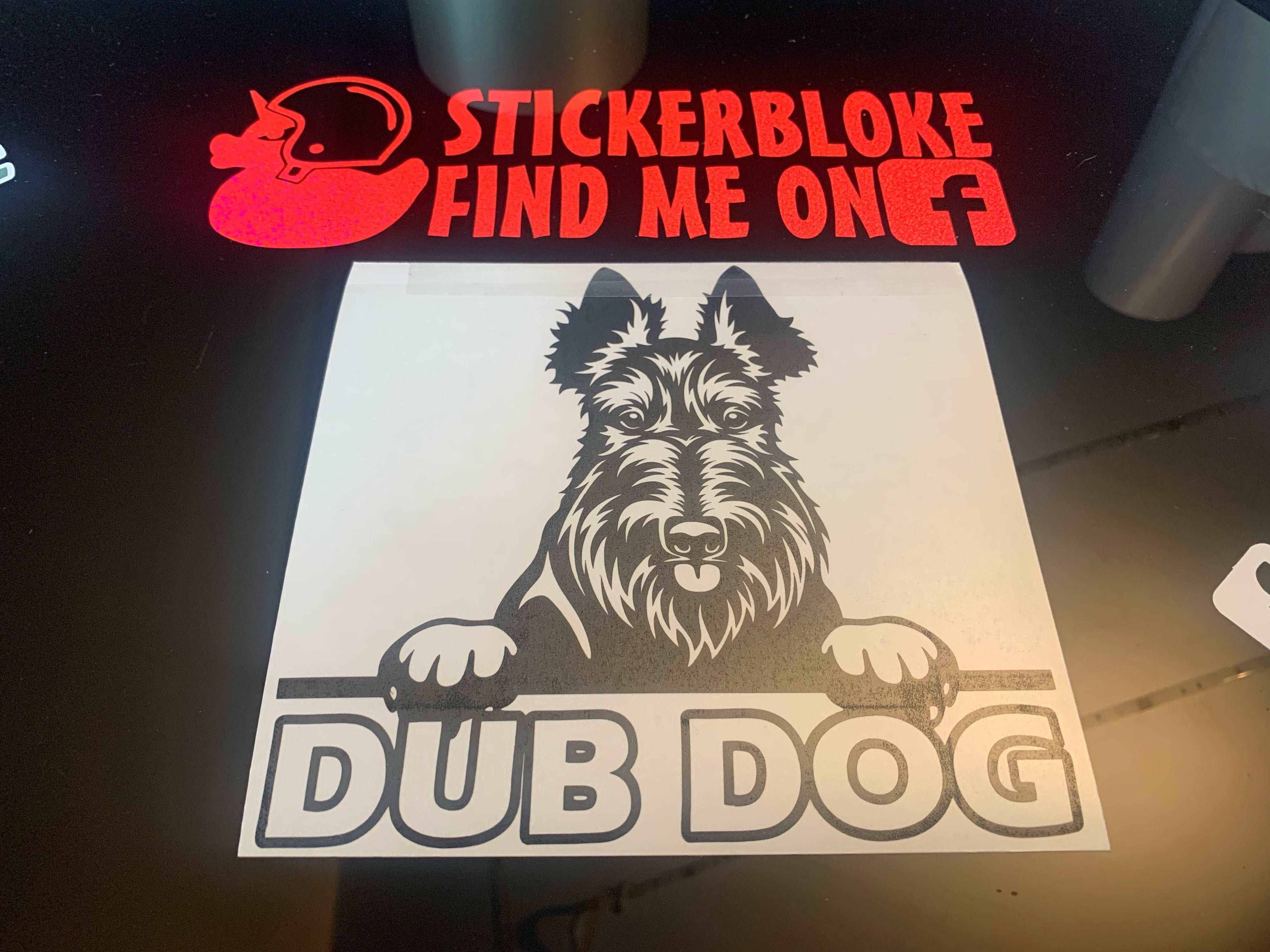 DUB DOG SCOTTIE TERRIER – STICKERBLOKE