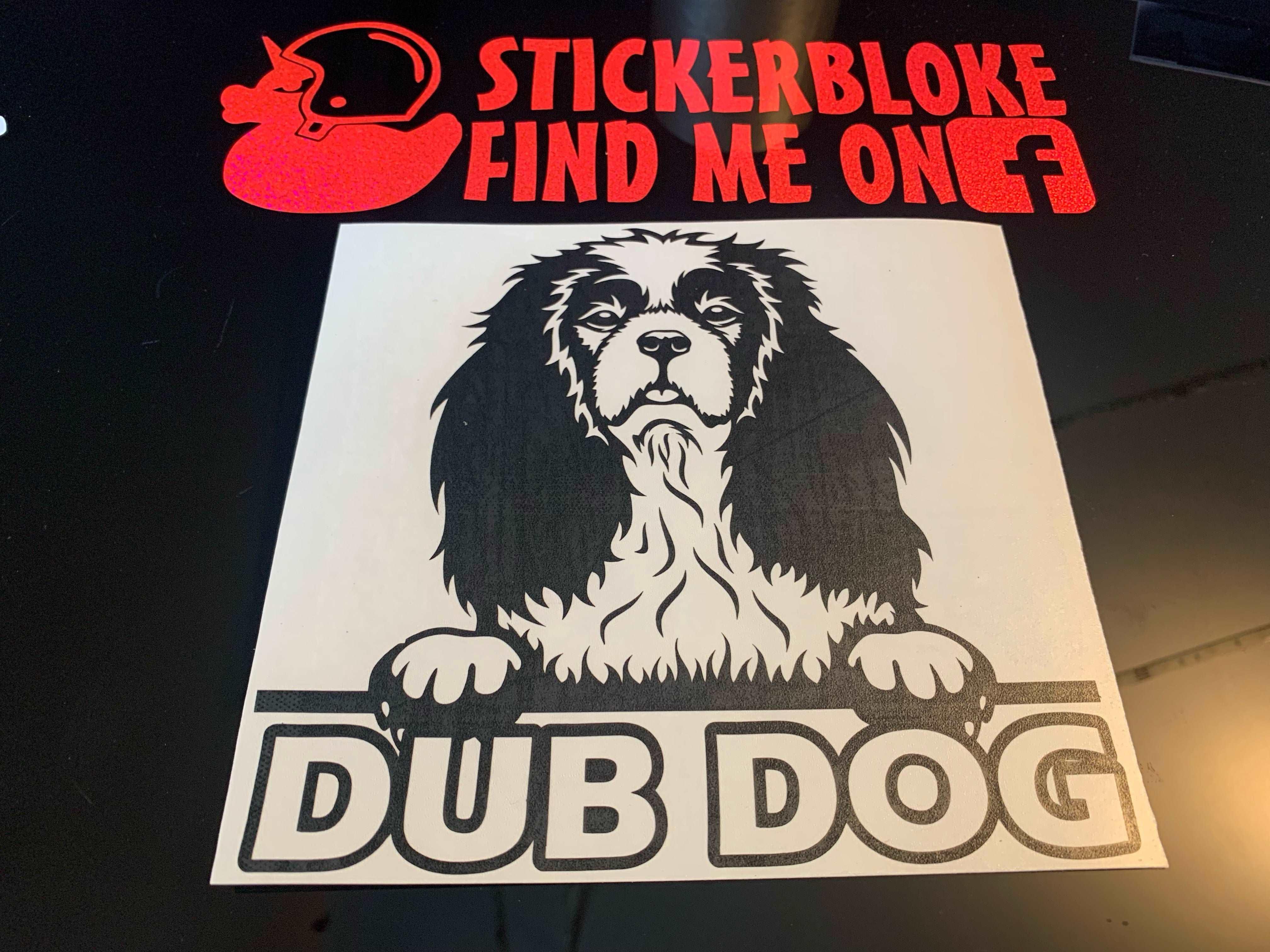 DUB DOG KING CHARLES SPANIEL – STICKERBLOKE