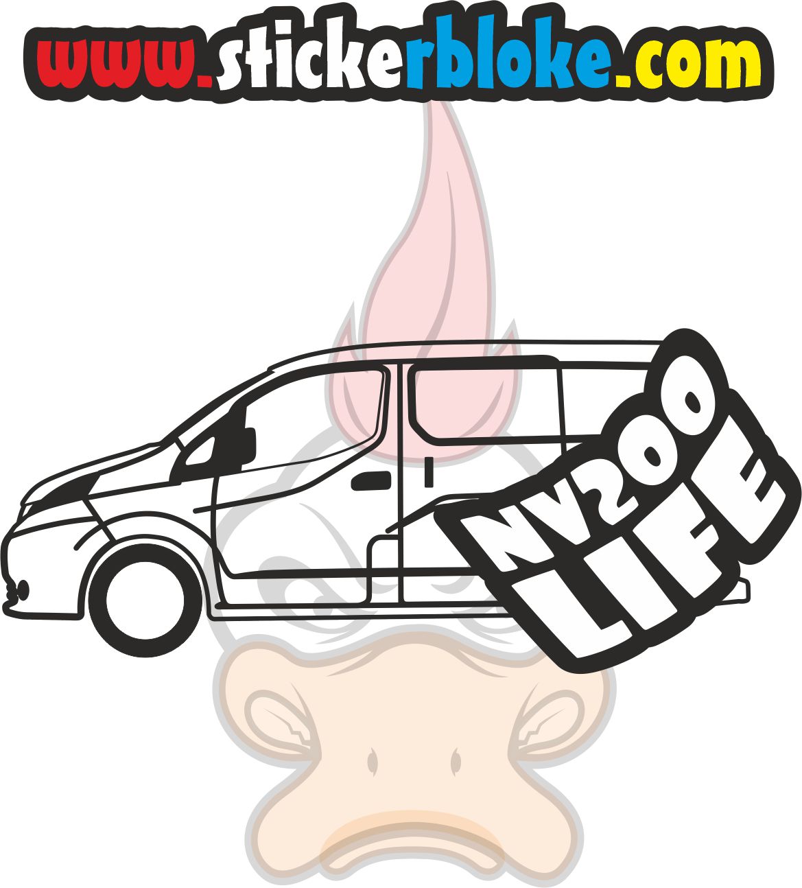 NV200 LIFE – STICKERBLOKE