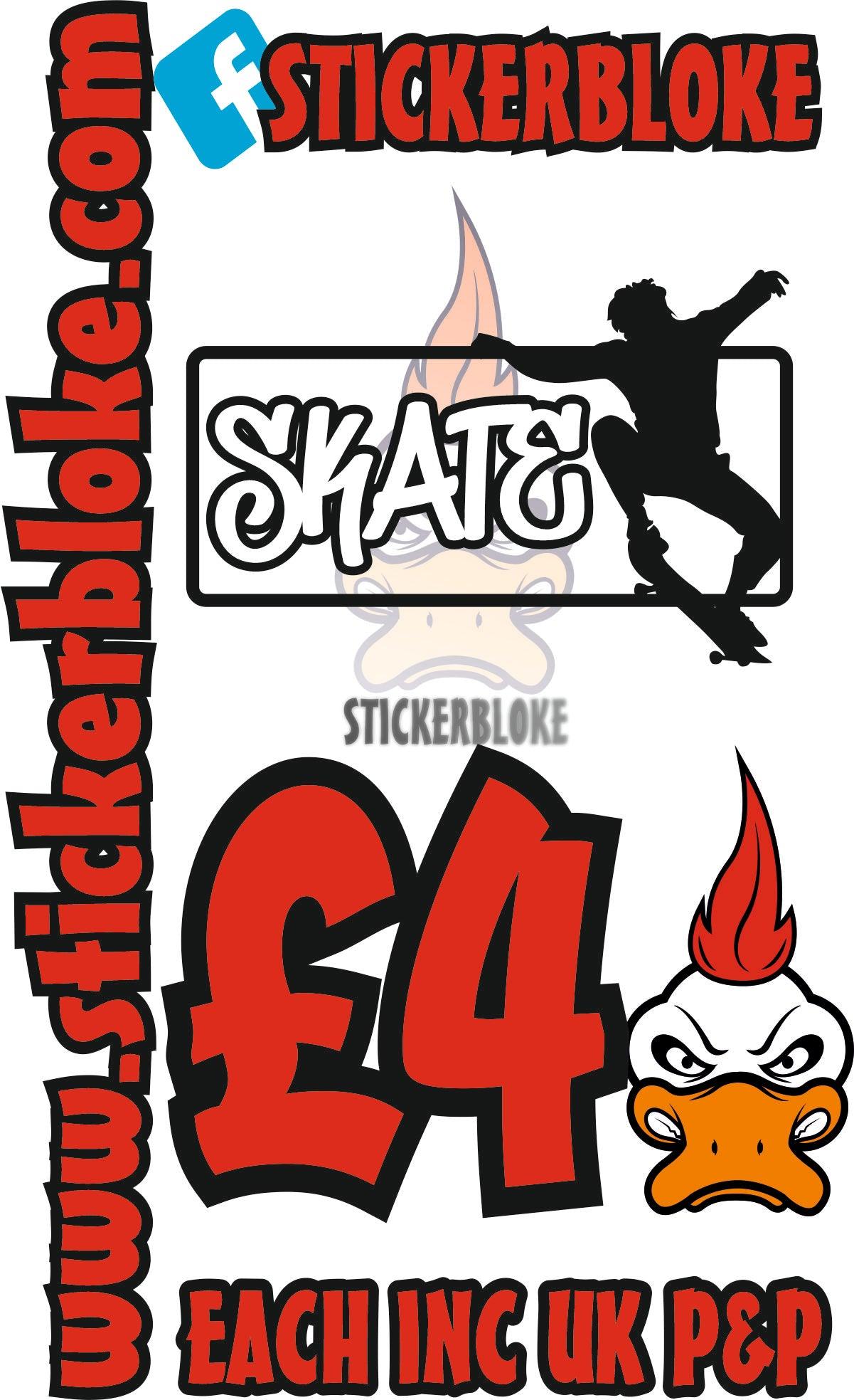 SKATE – STICKERBLOKE