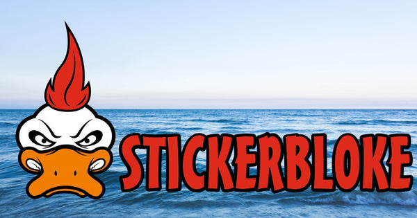 SUP WOMAN SAT STICKER – STICKERBLOKE