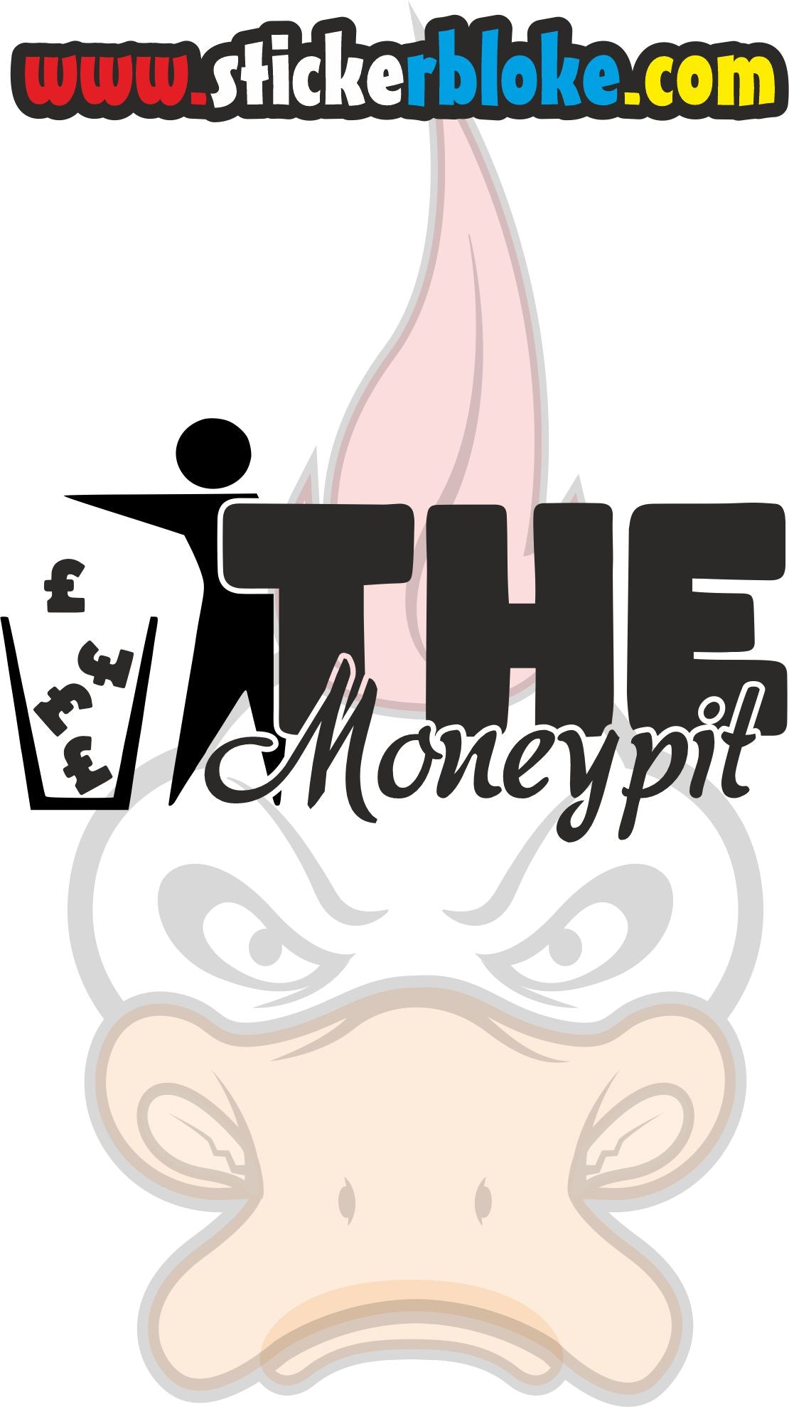 THE MONEYPIT STICKER – STICKERBLOKE