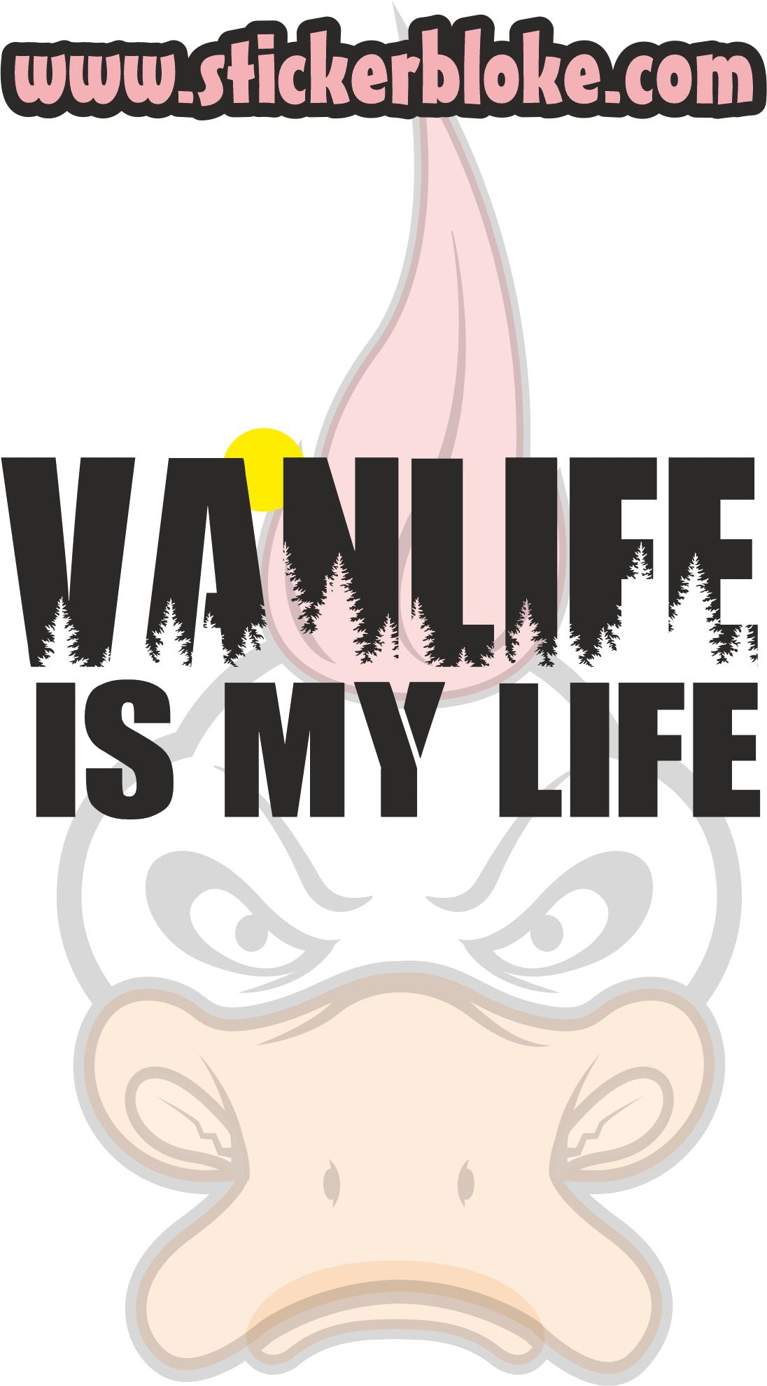VANLIFE IS MY LIFE STICKER – STICKERBLOKE